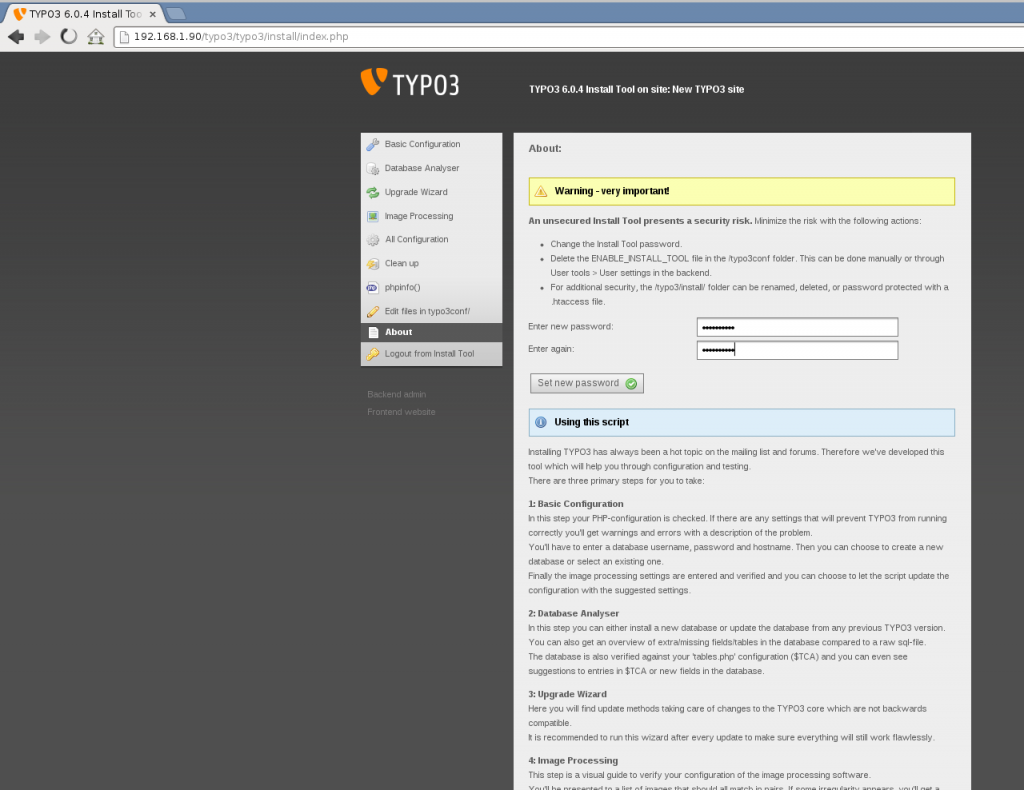 Instalar TYPO3 bajo GNU/Linux – Red-Orbita