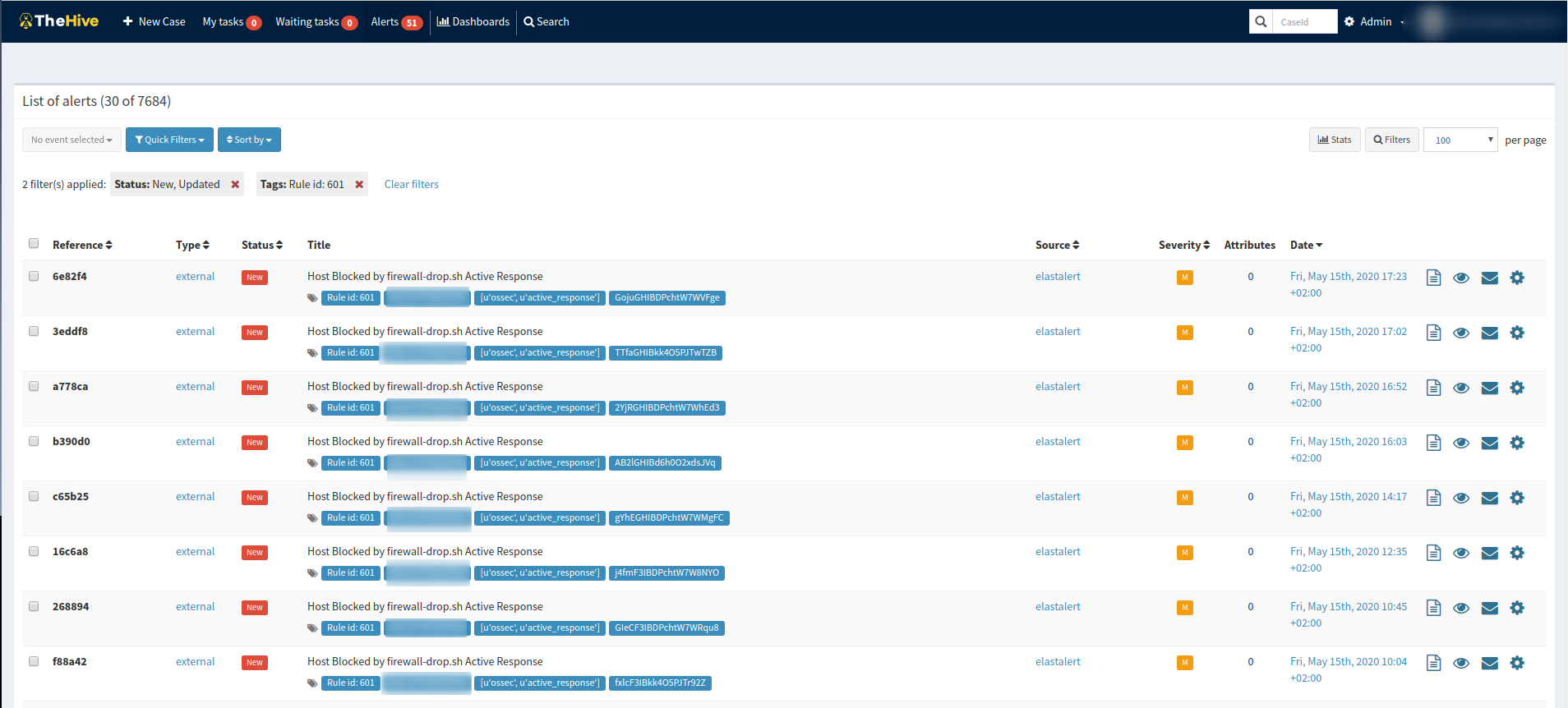 Integrar alertas Active Response de Wazuh en TheHive – Red-Orbita